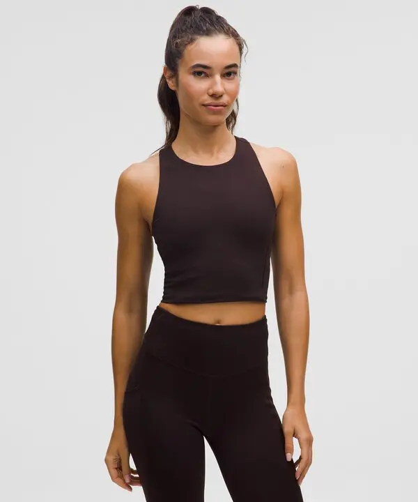 Lululemon Swift Speed Cropped Tank Top - Sequoia