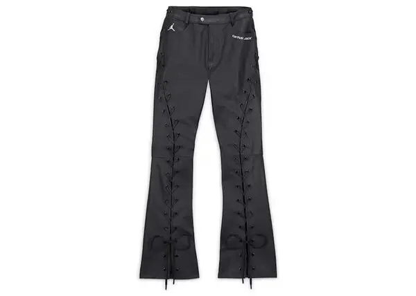 JORDAN X Travis Scott Cactus Jack Leather Pants - Black