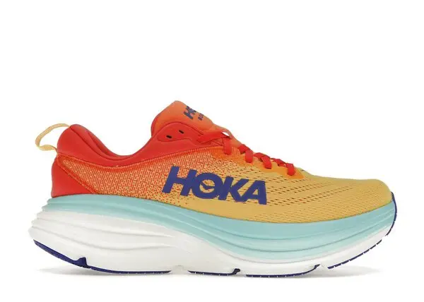 Hoka One One Bondi 8 Sneakers - Cerise/cloudless