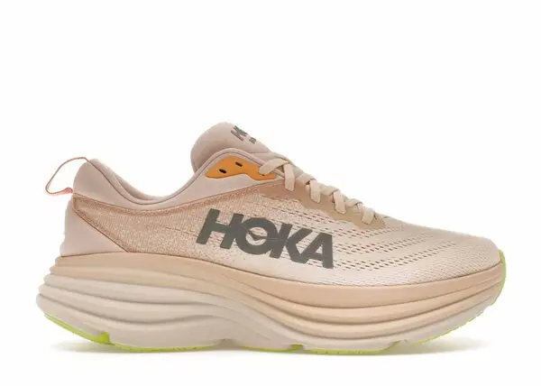 Hoka One One Bondi 8 Sneakers - Cream/vanilla