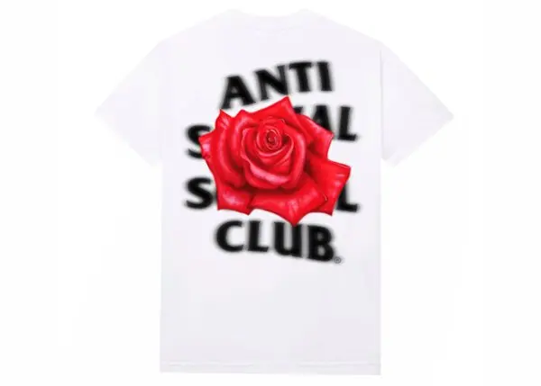 ANTI SOCIAL SOCIAL CLUB Roses Are Red Tee Shirt - White