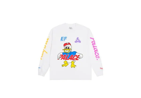 PALACE X Rapha Off Bike Longsleeve - White