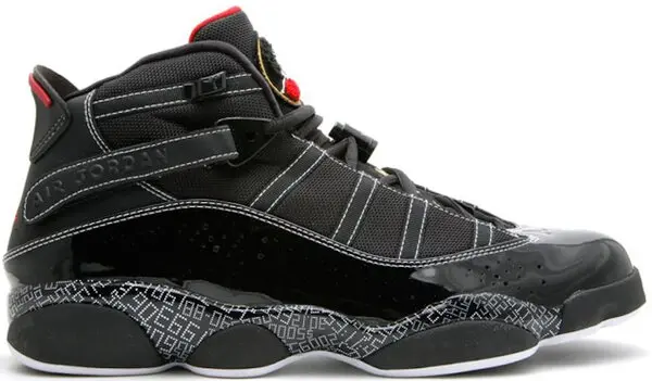 JORDAN 6 Rings Hall Of Fame Sneakers - Black/varsity Red/white