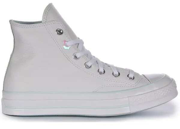 CONVERSE Chuck Taylor All Star 70 Hi Out Leather - White/aqua Mist