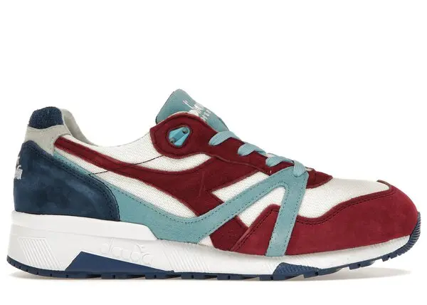 DIADORA N9000 H Dolcevita Italia Sneakers - Maroon/light Blue/sail
