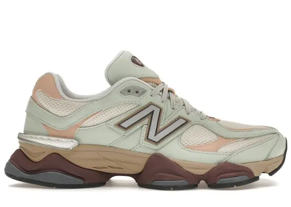 NEW BALANCE 9060 Sneakers - Clay Ash/linen/dark Vintage Rose