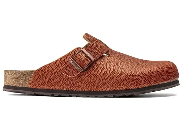 BIRKENSTOCK Boston Horween Embossed Leather Clogs