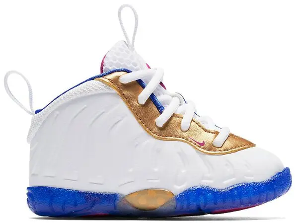 Nike Air Foamposite One - White/fuchsia Blast/racer Blue