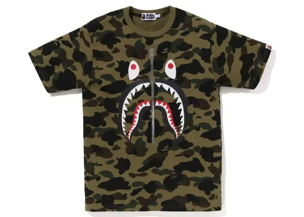 BAPE 1st Camo Shark Tee Shirt