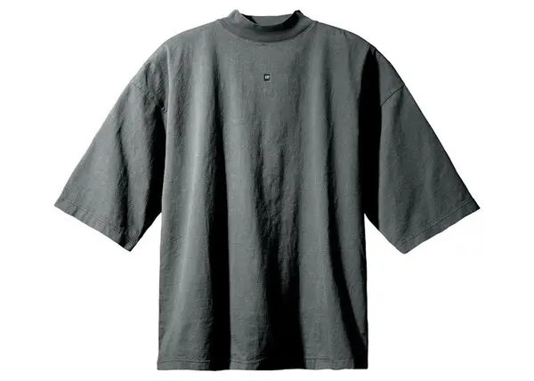 Yeezy Gap Logo 3/4 Sleeve Tee Shirt - Dark Green