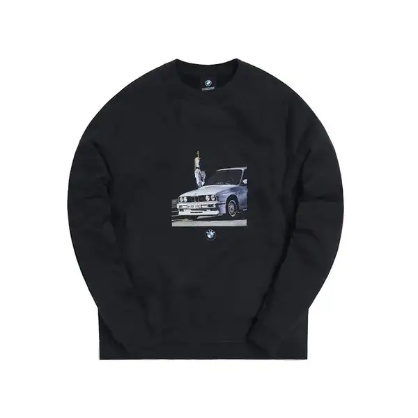 Kith X Bmw M3 Lifestyle Crewneck Sweatshirt Black Editorialist