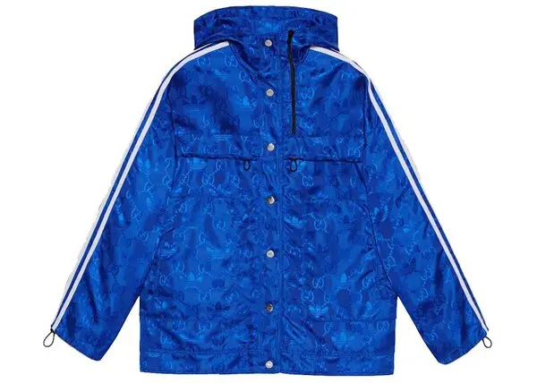 Gucci X Adidas Bomber Jacket - Cobalt Blue