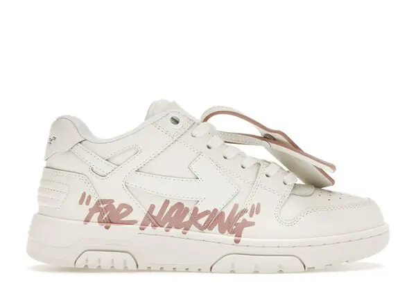 Off-White Out Of Office Low Top Sneakers - White/pink