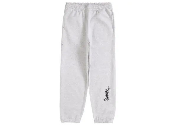 Supreme Tag Sweatpant Ash Heather