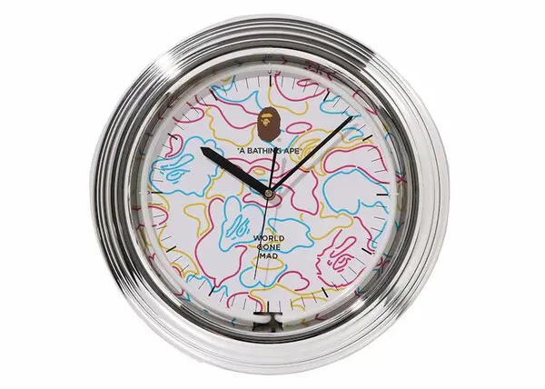 BAPE Neon Clock