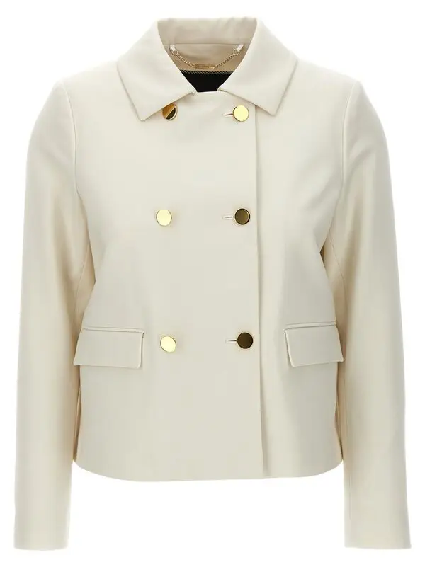Kiton Cropped Double-breasted Jacket