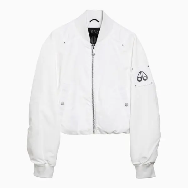Buy Moose Knuckles Lightweight Zipped Jacket - White At 33% Off ...