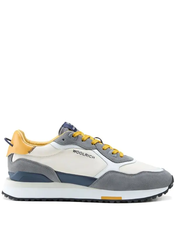 Woolrich Panelled Low Top Sneakers - Grey