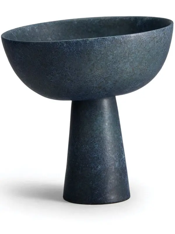 L'Objet Small Terra Footed Bowl - Blue