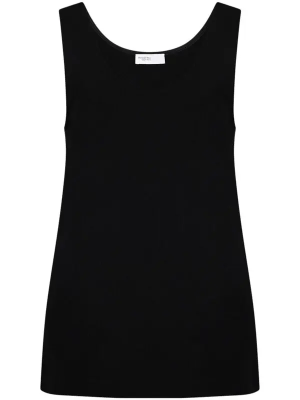 Rosetta Getty Scoop-neck Top