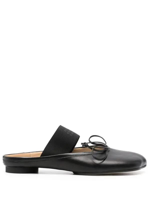 MAISON MARGIELA Anatomic Numbers-strap Ballet Flats - Black