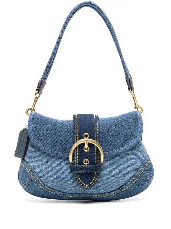 Coach Soho Flap Denim Tote Bag - Blue | Editorialist