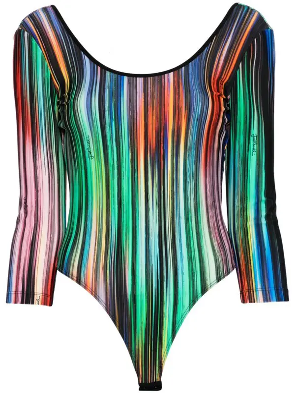 Just Cavalli Ikat-print Bodysuit
