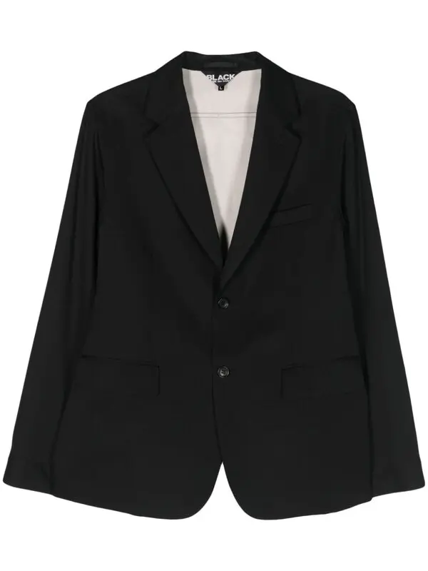 BLACK COMME DES GARÇONS Deconstructed Single-breasted Blazer