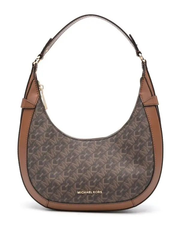 Michael Kors Small Preston Empire Shoulder Bag - Brown