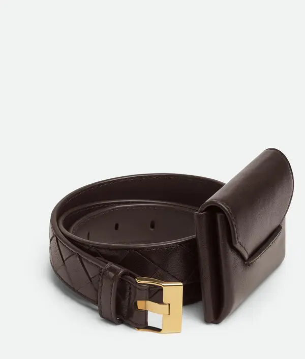 Bottega Veneta Intrecciato Watch Pocket Belt Fondant Editorialist