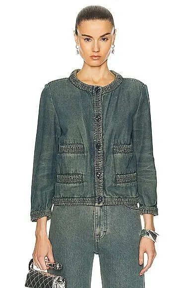 Chanel Denim Jacket - Black | Editorialist