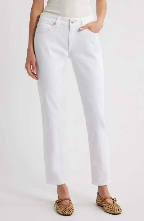 Rag & Bone Dre Low Rise Slim Boyfriend Jeans - Opticwht
