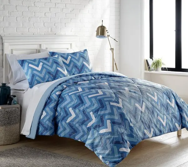SHAVEL Home Full Queen Seersucker Comforter Set