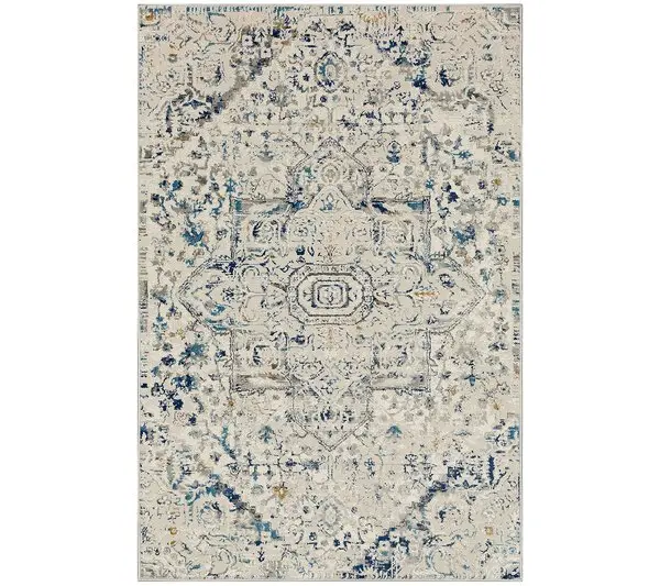 MOHAWK Home Helios Blue 5' 3' X 8' Area Rug