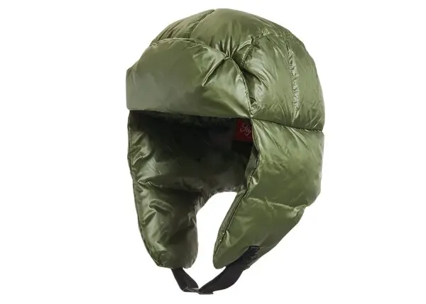 Supreme Featherweight Down Trapper Hat - Olive