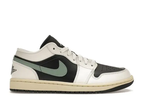 JORDAN 1 Low Sneakers - Anthracite/jade Smoke/sail