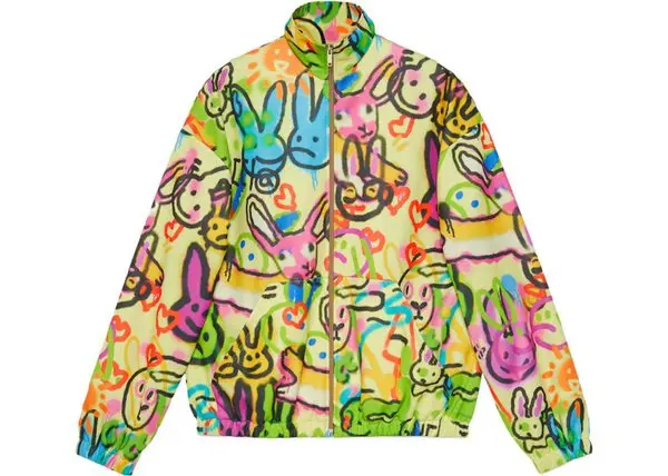 Gucci Bunny Print Jersey Jacket
