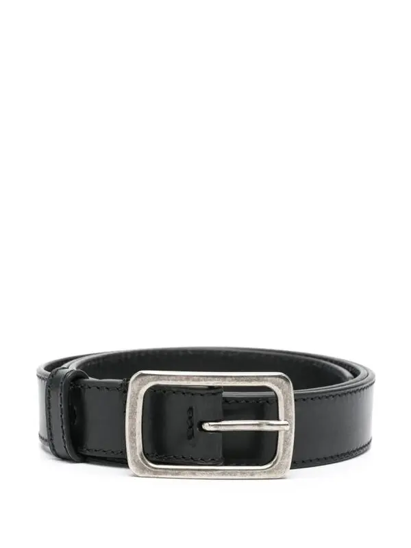 Dries Van Noten Leather Belt - Black