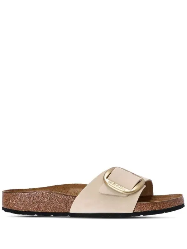 Buy BIRKENSTOCK Madrid Big Buckle Slides - Neutro At 33% Off | Editorialist