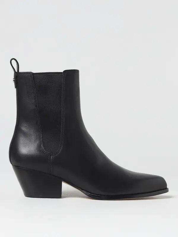 Michael Kors Kinlee Leather Ankle Boots - Black