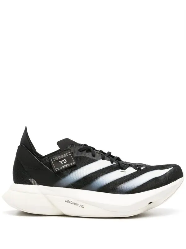 Y3 Adizero Adios Pro 3.0 Mesh Sneakers - Black | Editorialist