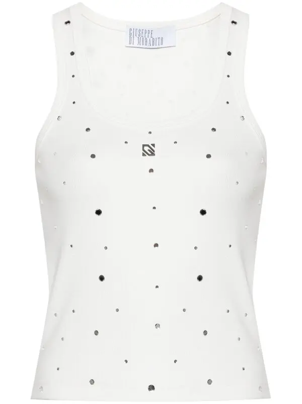 Giuseppe Di Morabito Crystal-embellished Tank Top