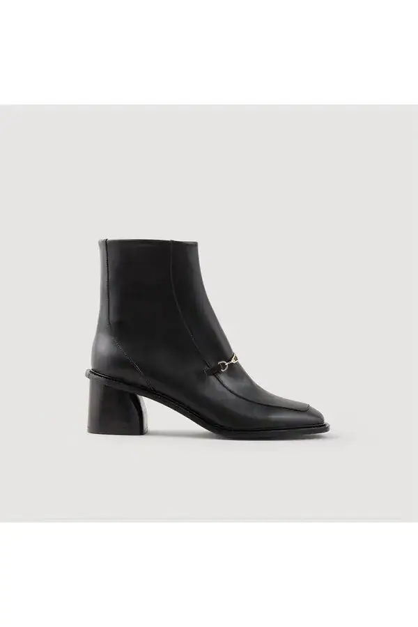 sandro black boots