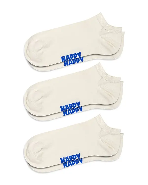 Happy Socks Solid Ankle Socks Pack Of 3
