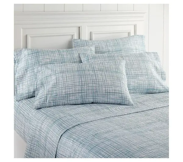 SHAVEL Home Cali King Seersucker Sheet Set