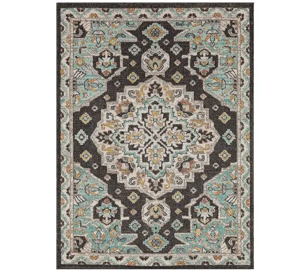 MOHAWK Home Laughton Black 7' 10' X 10' Area Ru G