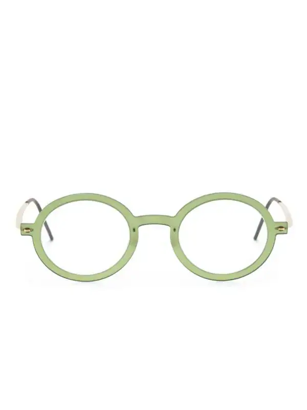 LINDBERG Round-frame Glasses - Green | Editorialist