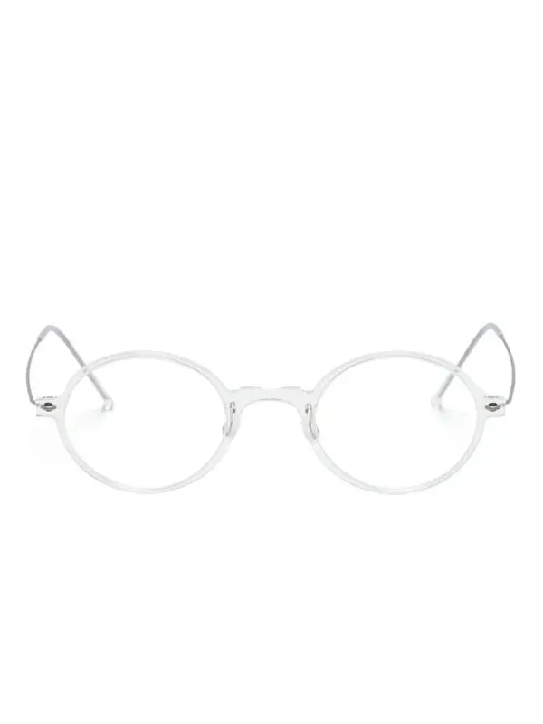 Lindberg 6508 Round-Frame Eyeglasses - Neutrals | Editorialist