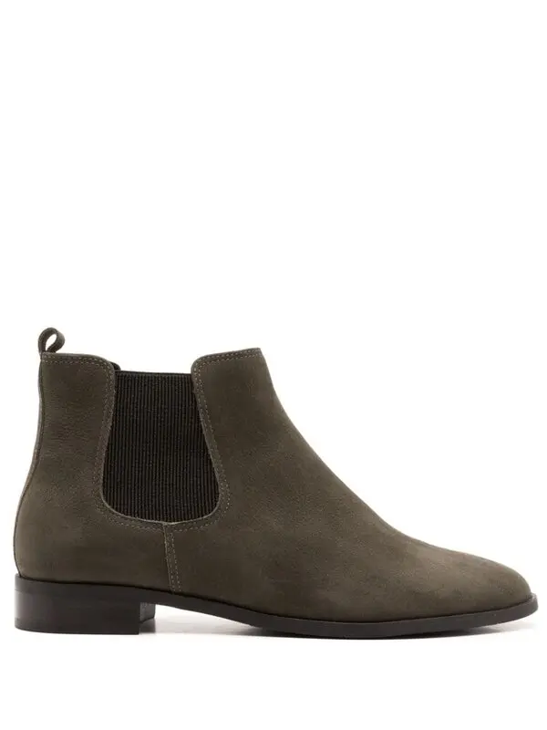 STUDIO CHOFAKIAN Ankle Leather Boots - Black