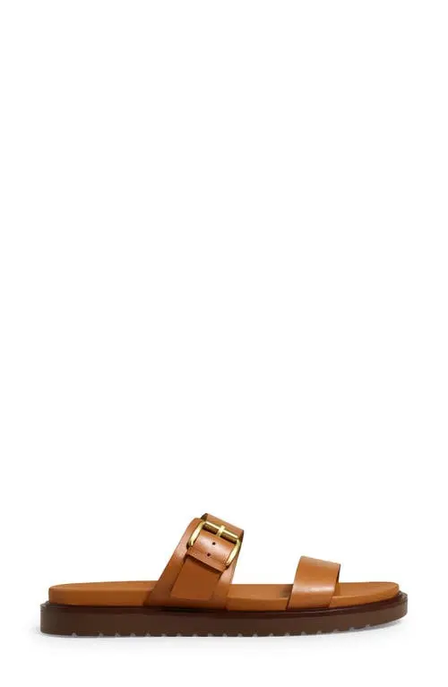 Madewell Maximillian Two-strap Sandal - Warm Coffee